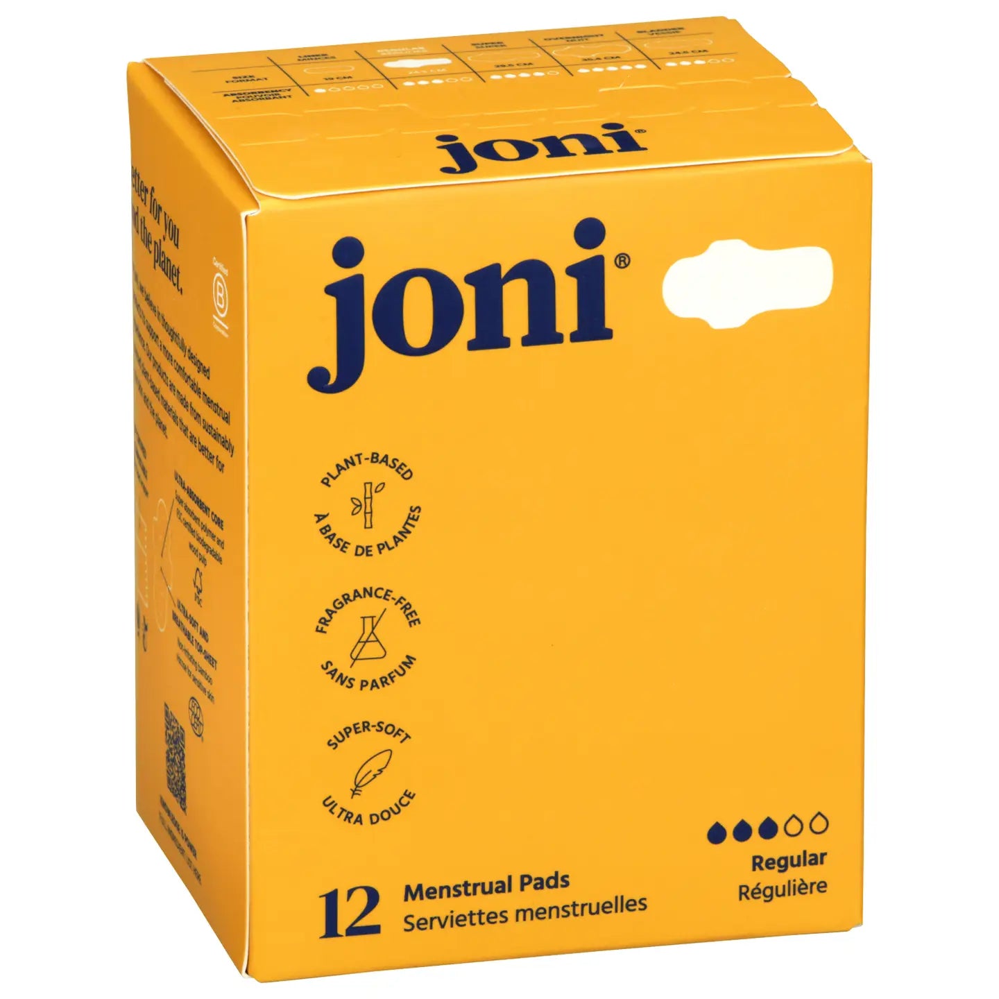 joni Bamboo Regular Pads – Green Grace